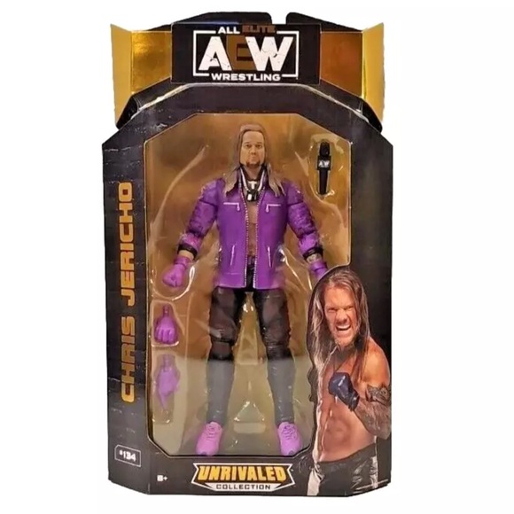 Jazwares | Toys | Aew Unrivaled Collection Chris Jericho Wrestling Action Figure 34 | Poshmark